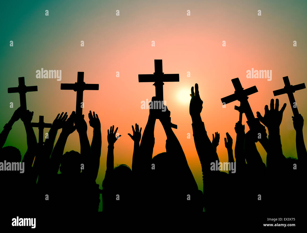 Hands Holding Cross Christianity Religion Faith Concept Stock Photo - Alamy