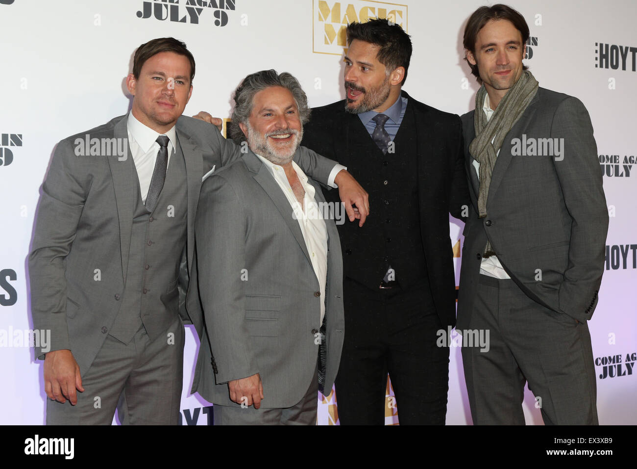 Sydney, Australia. 6 July 2015. L-R: Channing Tatum (Magic Mike ...