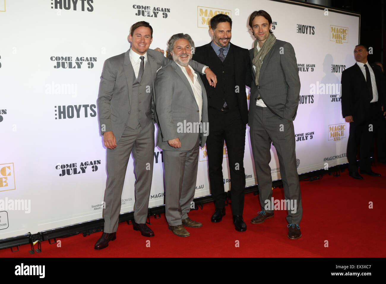 Sydney, Australia. 6 July 2015. L-R: Channing Tatum (Magic Mike ...