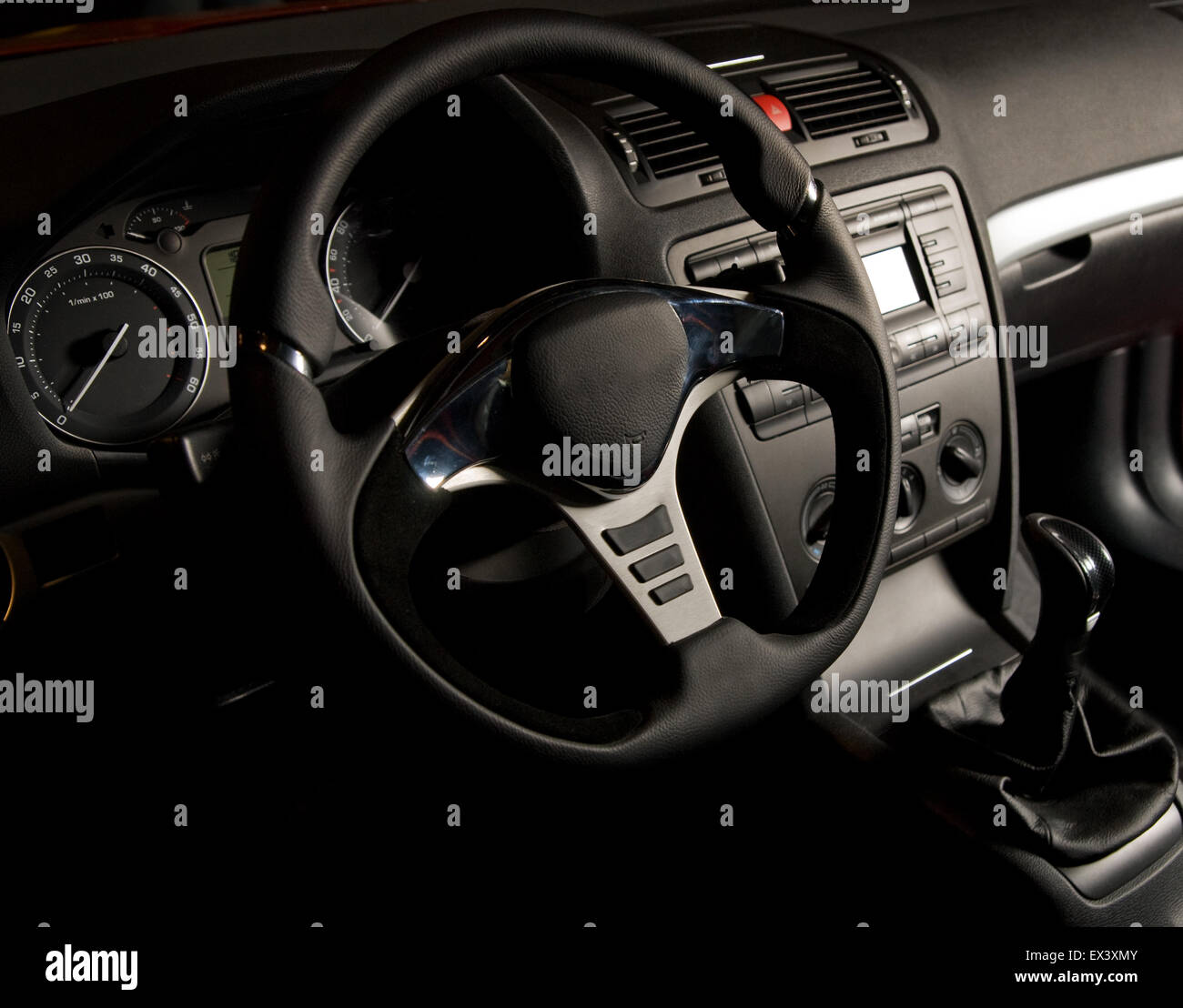 Sport car interior hi-res stock photography and images - Alamy