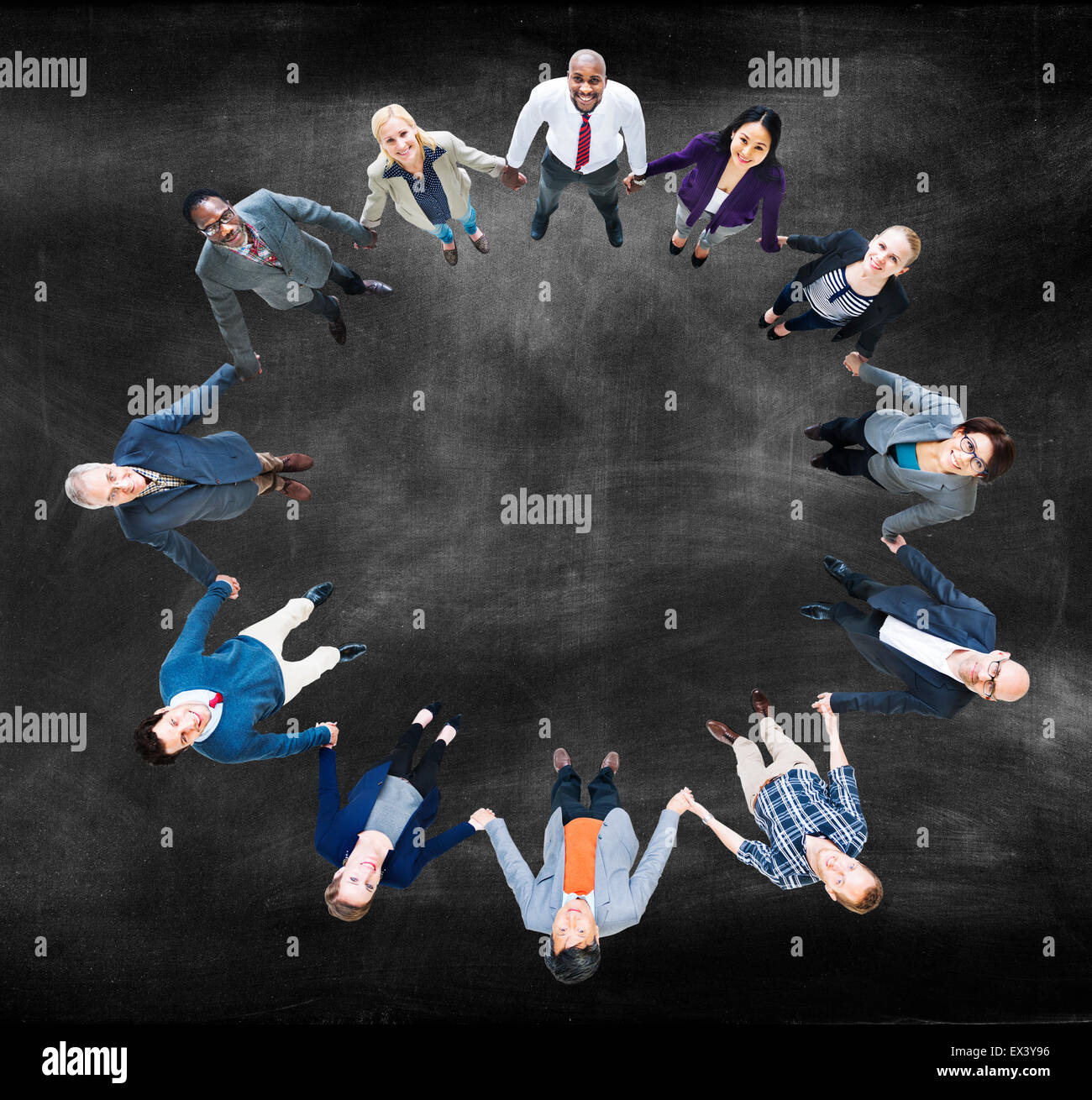 Team Corporate Togetherness Unity Connection Concept Stock Photo - Alamy