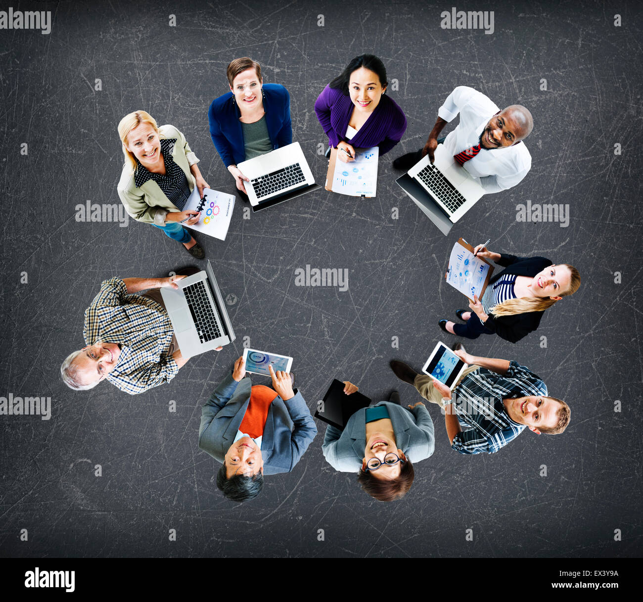 Global Communications Technology Laptop Digital Devices Concept Stock ...