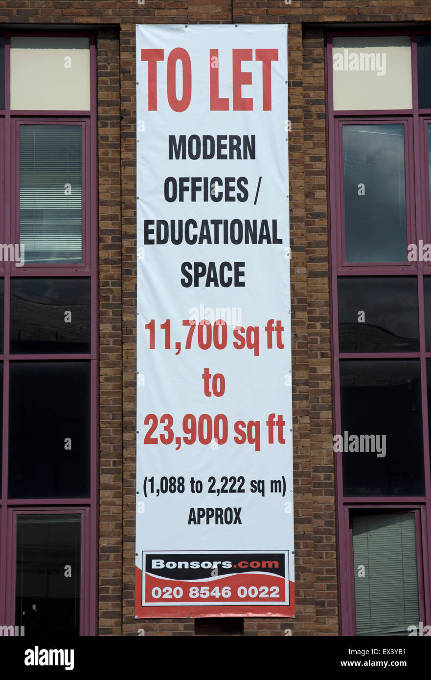 offices to let sign, kingston upon thames, surrey, england Stock Photo ...