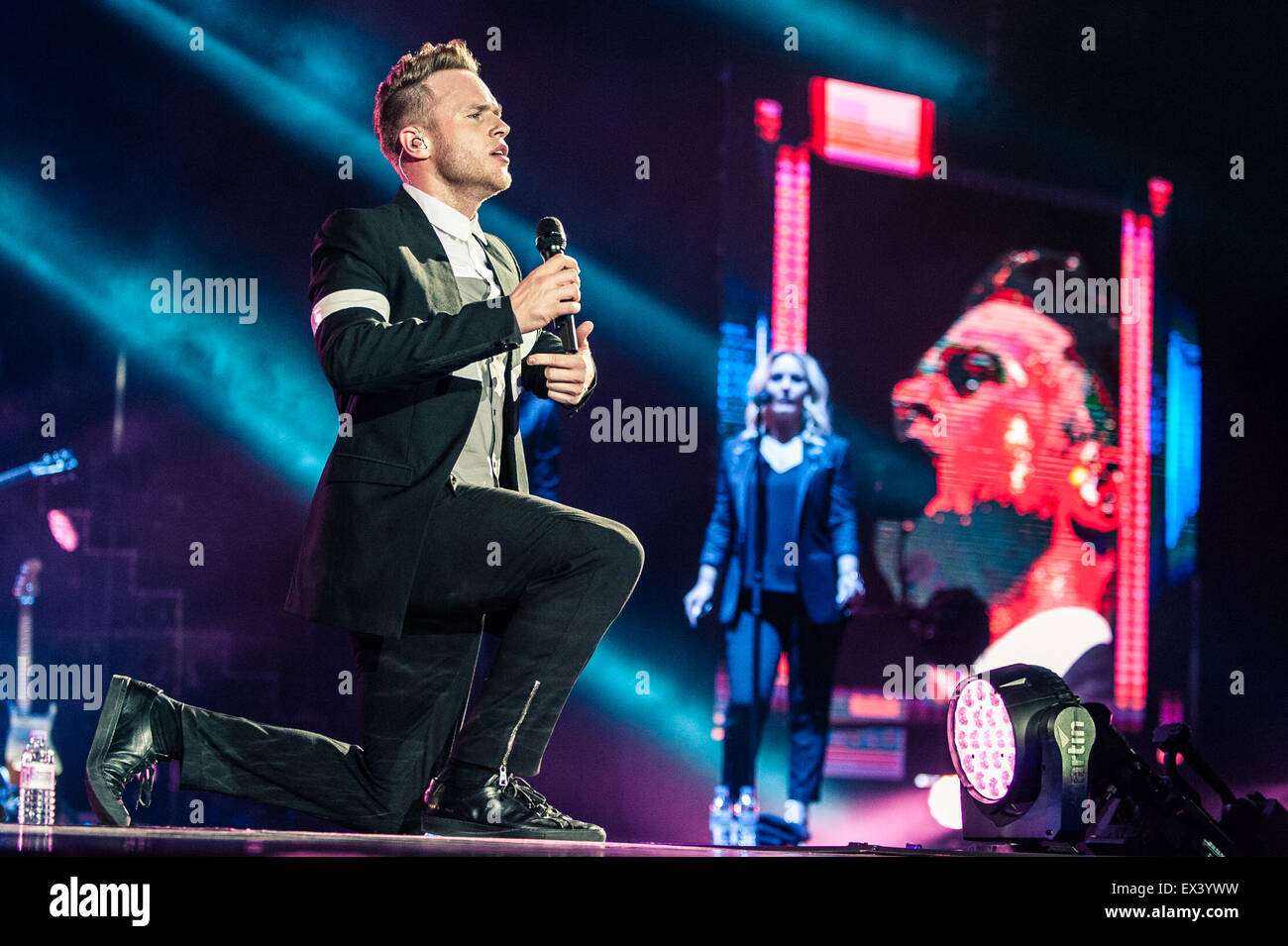 Olly Murs performs his first of four sold out shows at The O2 Arena in ...