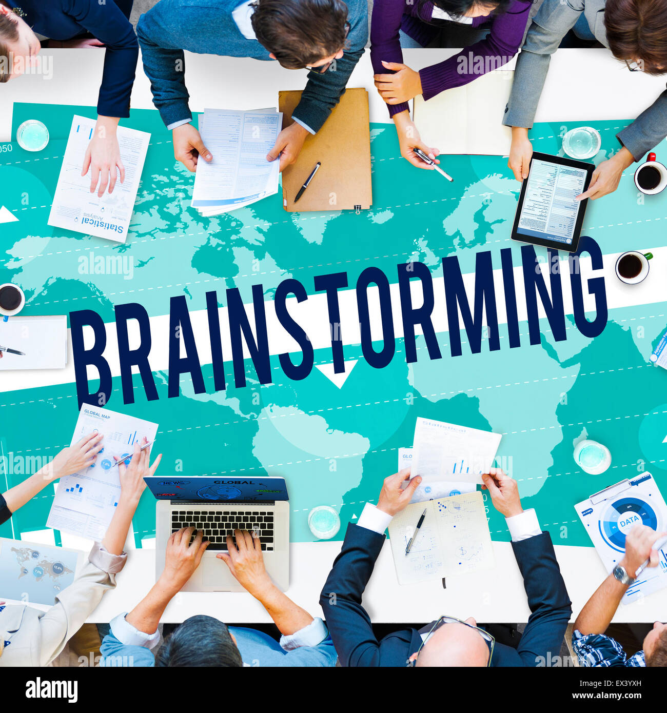 Brainstorming Planning Analysis Planning Strategy Concept Stock Photo ...