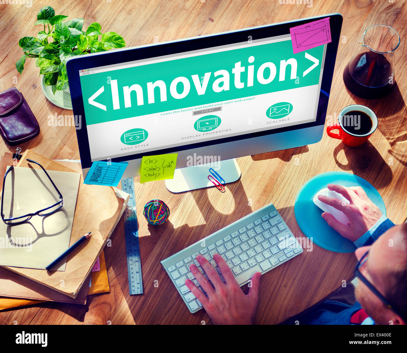 Digital Online Innovation Development Web Page Browsing Concept Stock ...