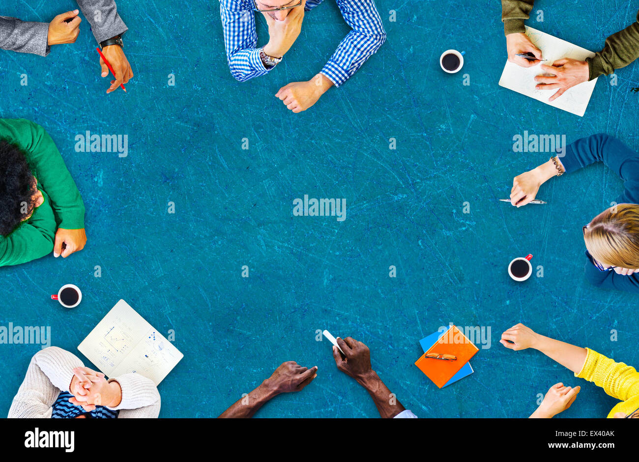 Diversity Teamwork Discussion Meeting Planning Concept Stock Photo - Alamy