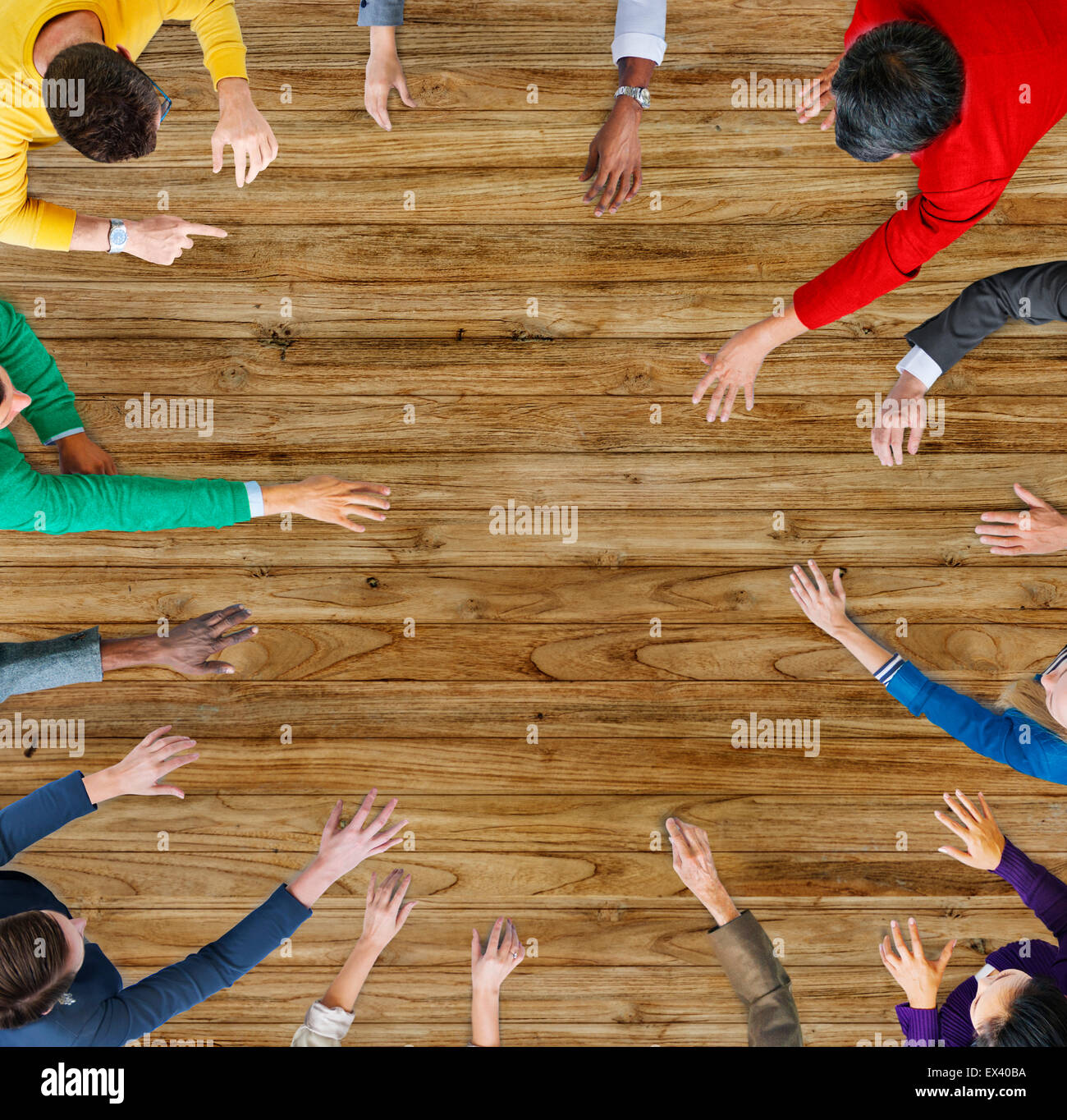 Diversity Group of Business People Meeting Planning Concept Stock Photo ...