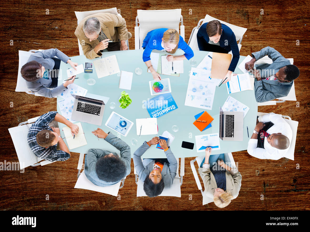 Meeting Communication Planning Business People Concept Stock Photo - Alamy