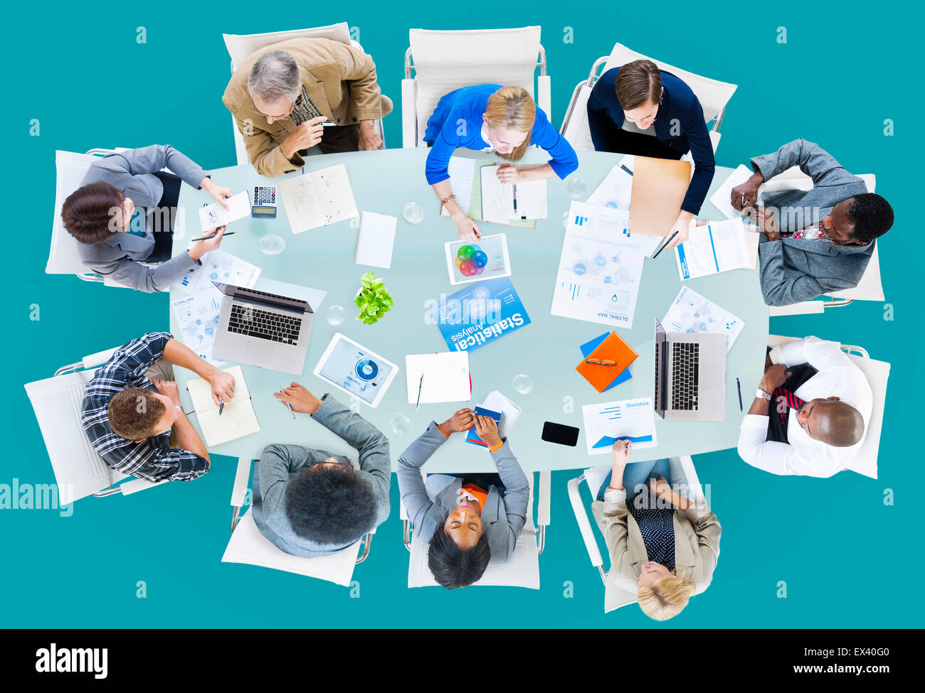 Meeting Communication Planning Business People Concept Stock Photo - Alamy