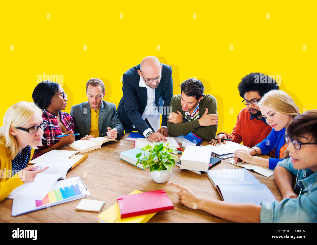 Meeting Corporate Connection Conference Discussion Concept Stock Photo ...