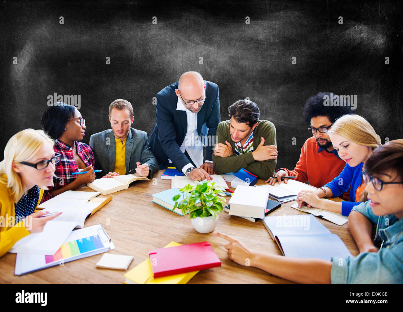 Meeting Corporate Connection Conference Discussion Concept Stock Photo ...