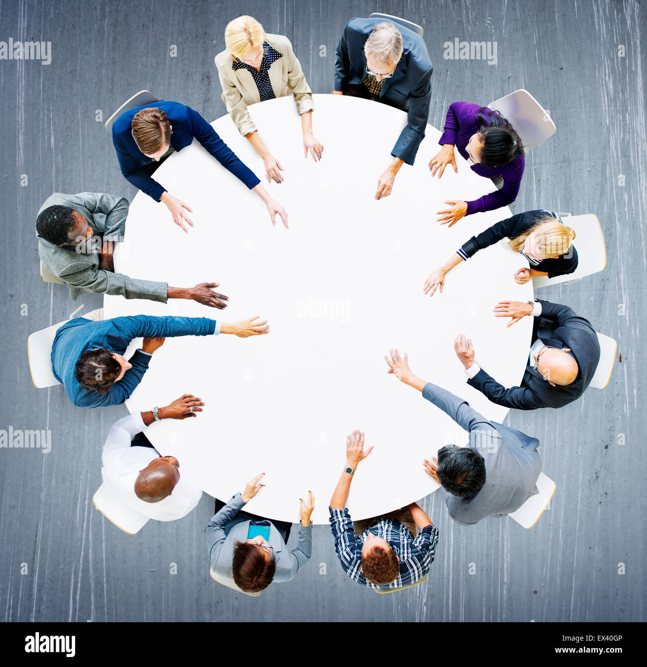 Business Team Discussion Meeting Analysing Concept Stock Photo - Alamy