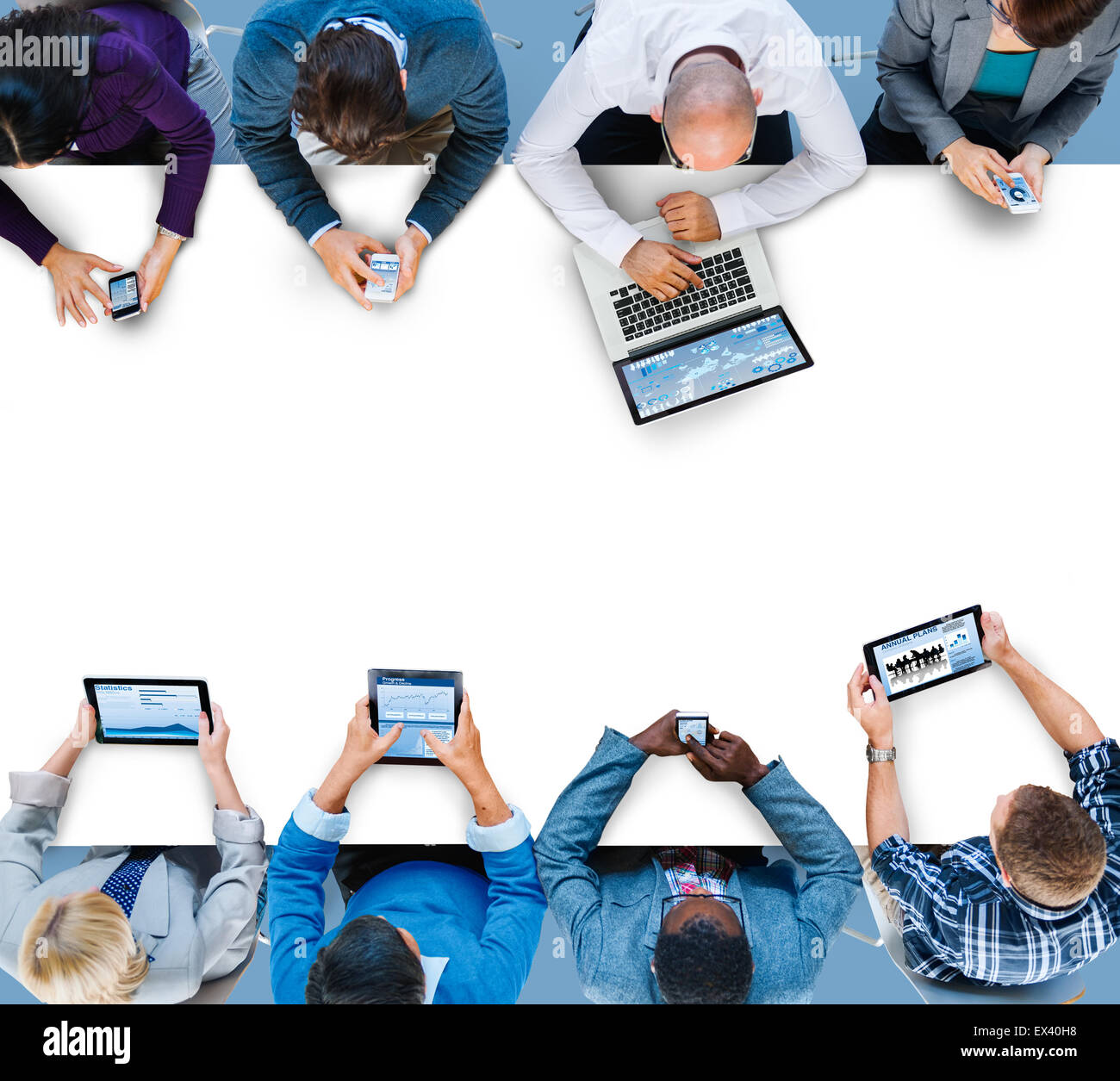 Business Team Global Communication Connection Meeting Concept Stock ...