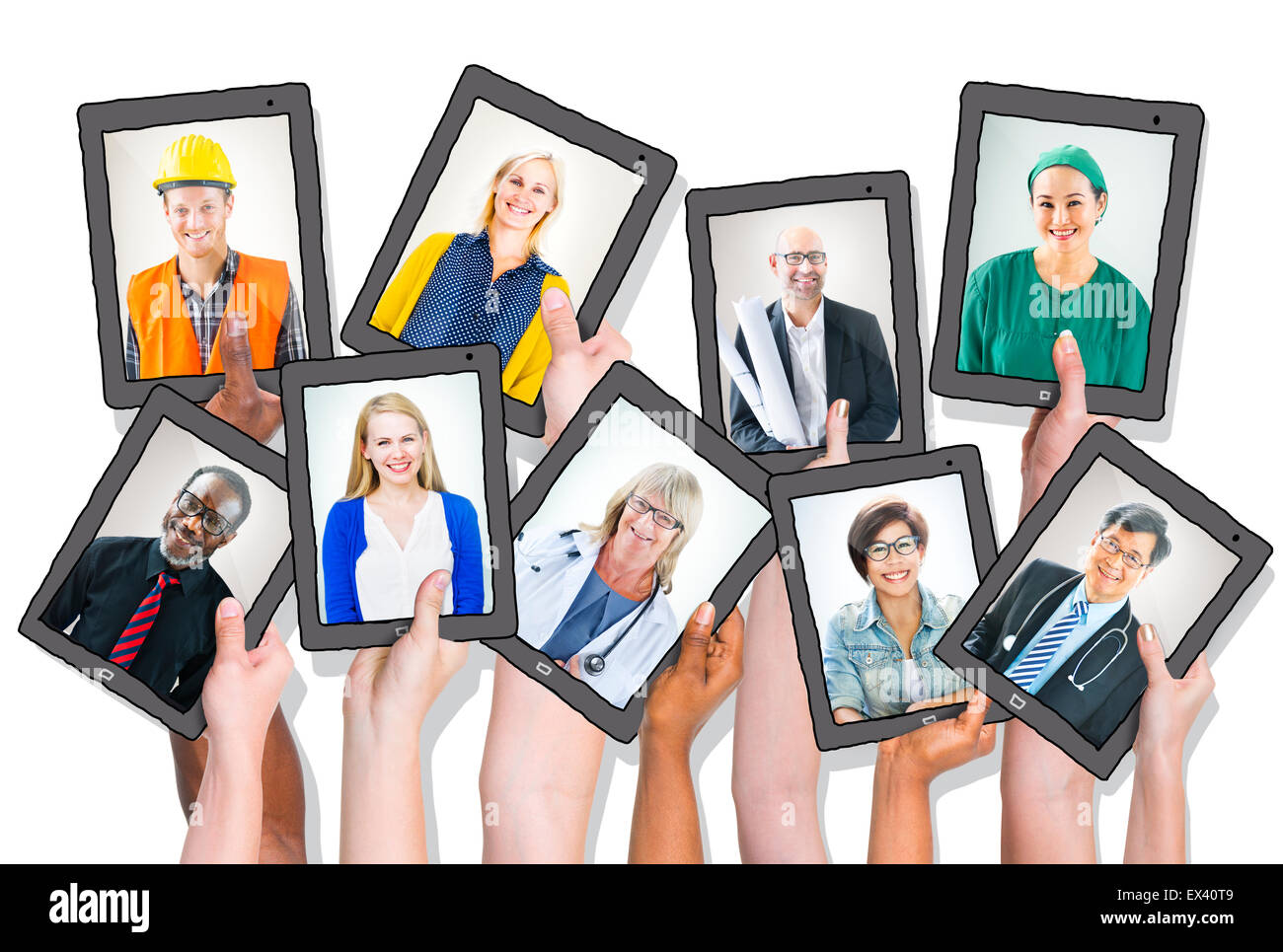 Ethnicity occupations arms hi-res stock photography and images - Alamy