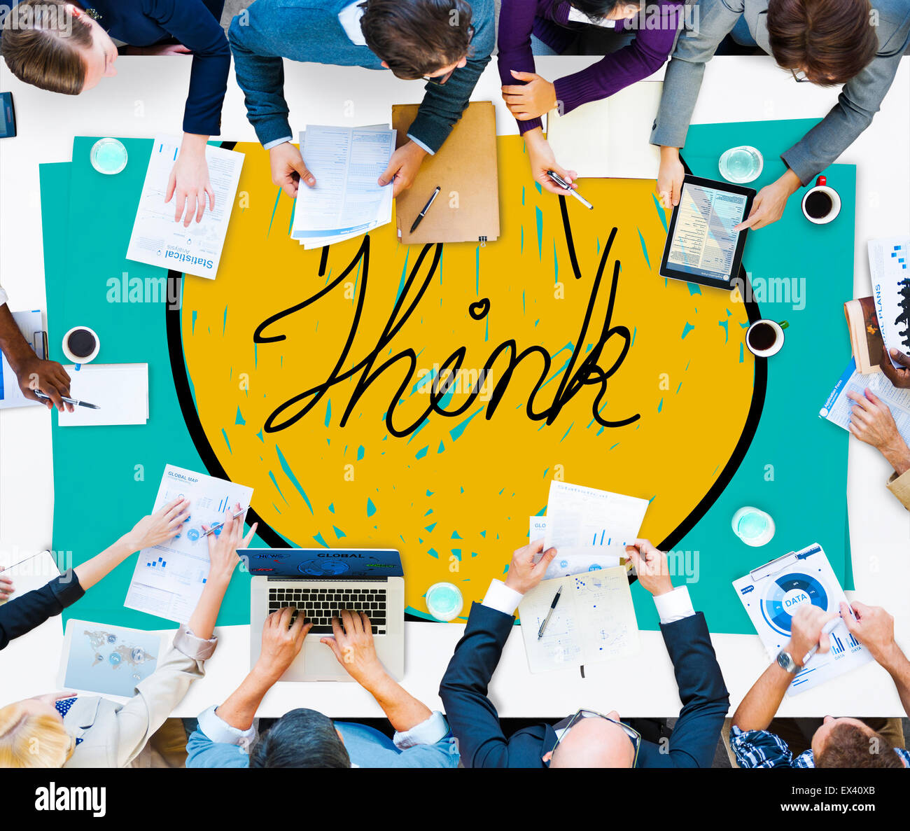 Ideas Inspiration Think Creative Bulb Concept Stock Photo - Alamy