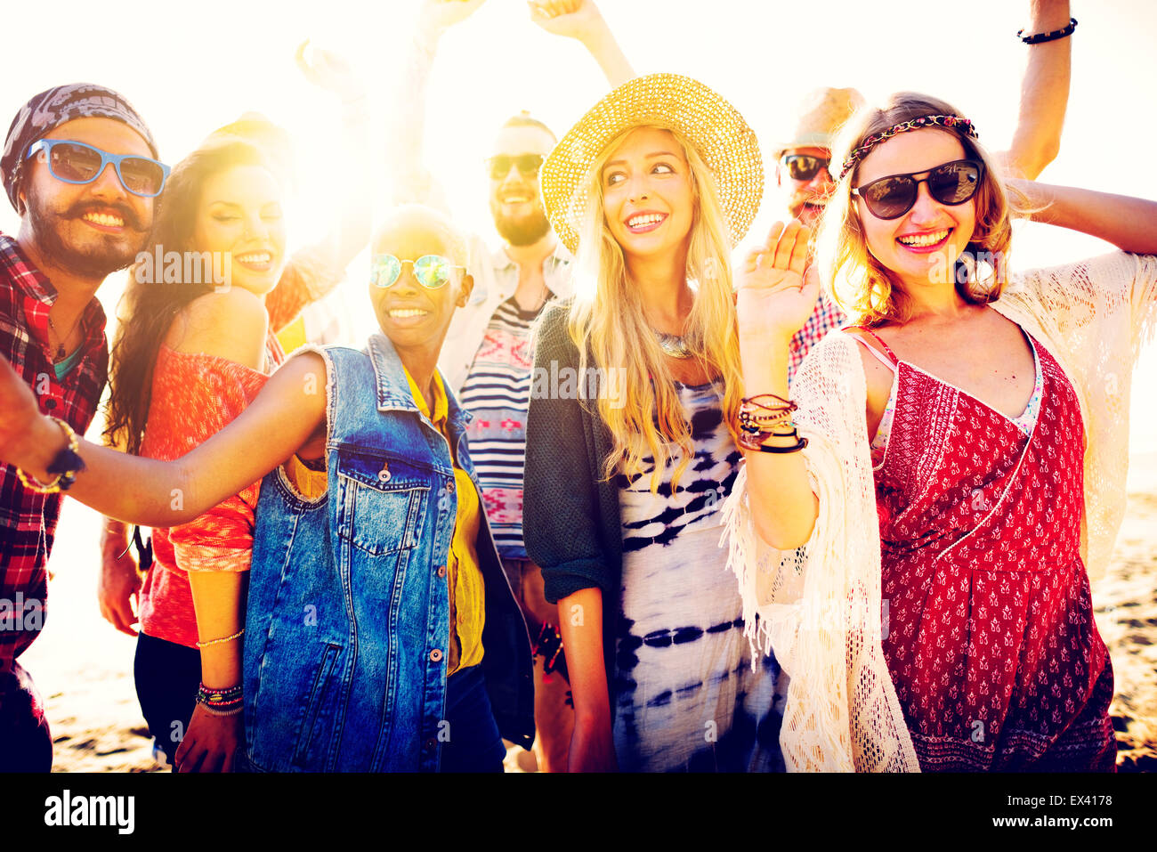 Party and summer vacation Stock Photo - Alamy