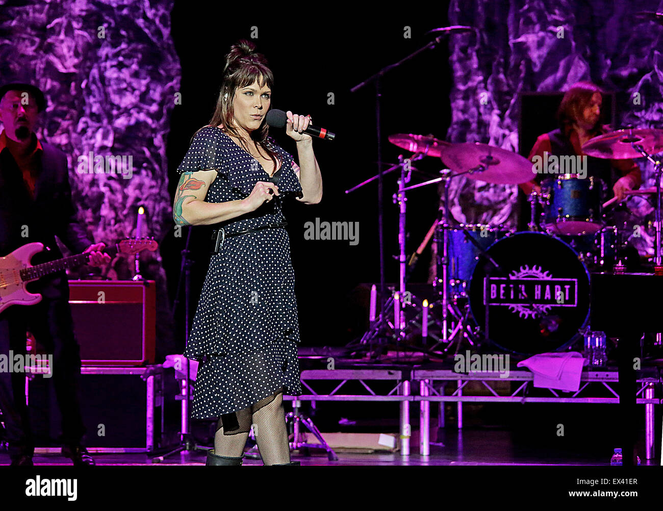 Beth Hart performing live on stage at Liverpool Philharmonic Hall ...