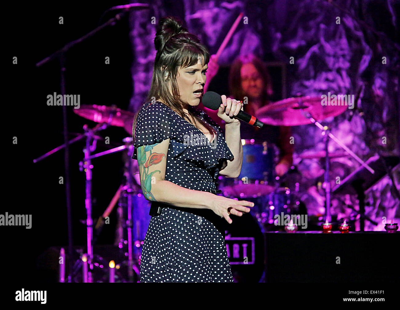 Beth Hart performing live on stage at Liverpool Philharmonic Hall ...