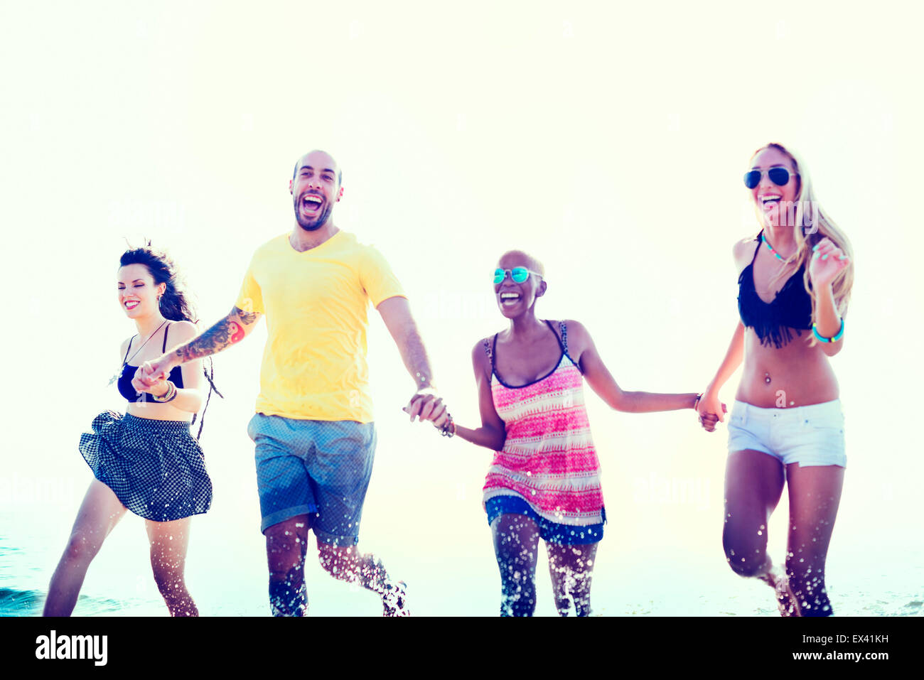 Summer party splash hi-res stock photography and images - Alamy