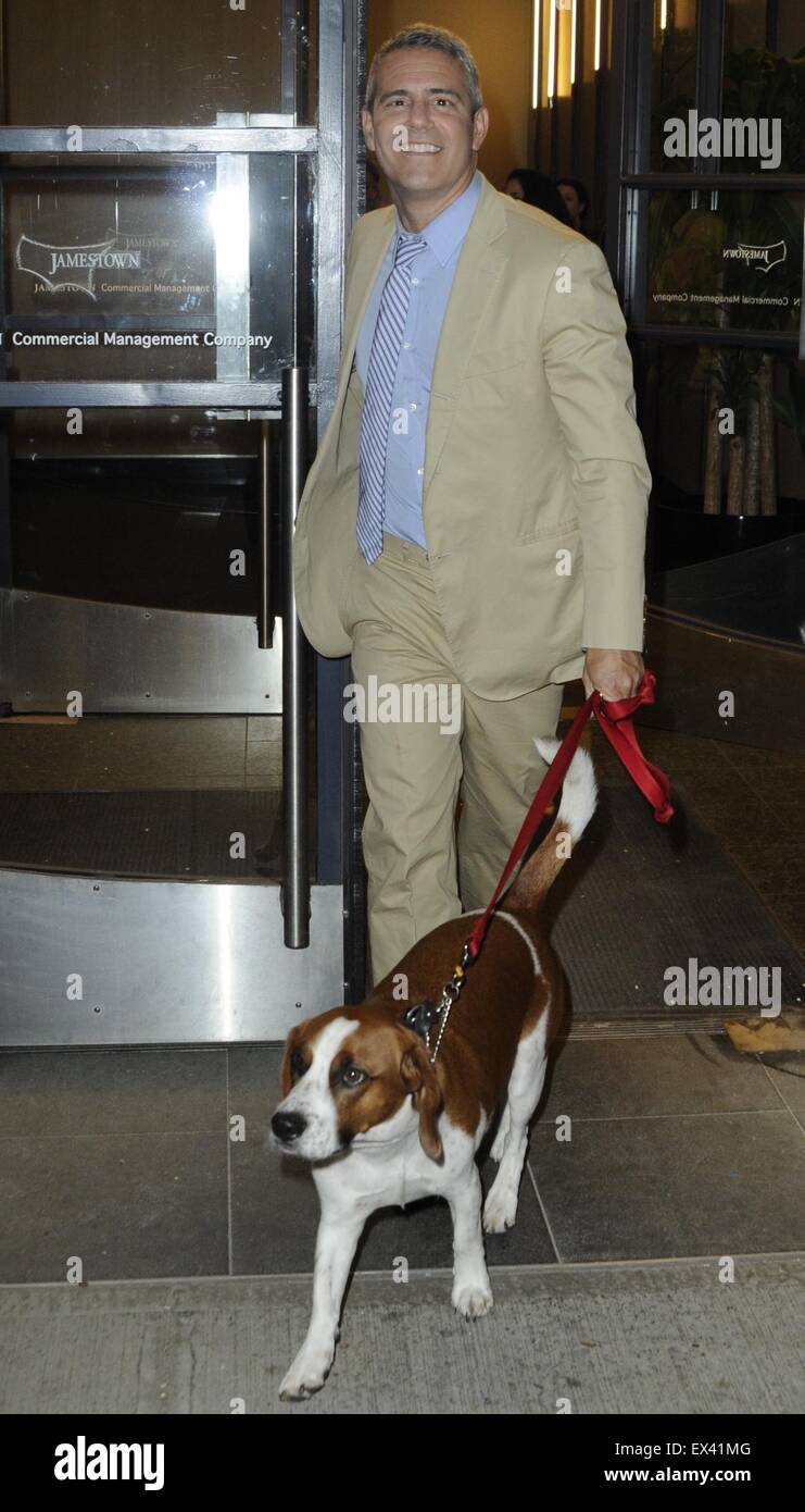 Celebrities at WWHL (Watch What Happens Live) Featuring: Andy Cohen ...