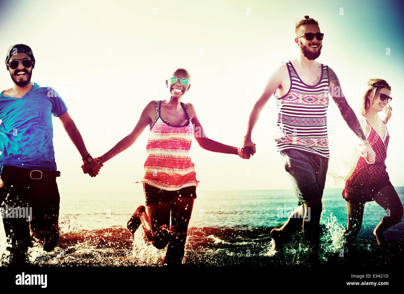 Summer party splash hi-res stock photography and images - Alamy