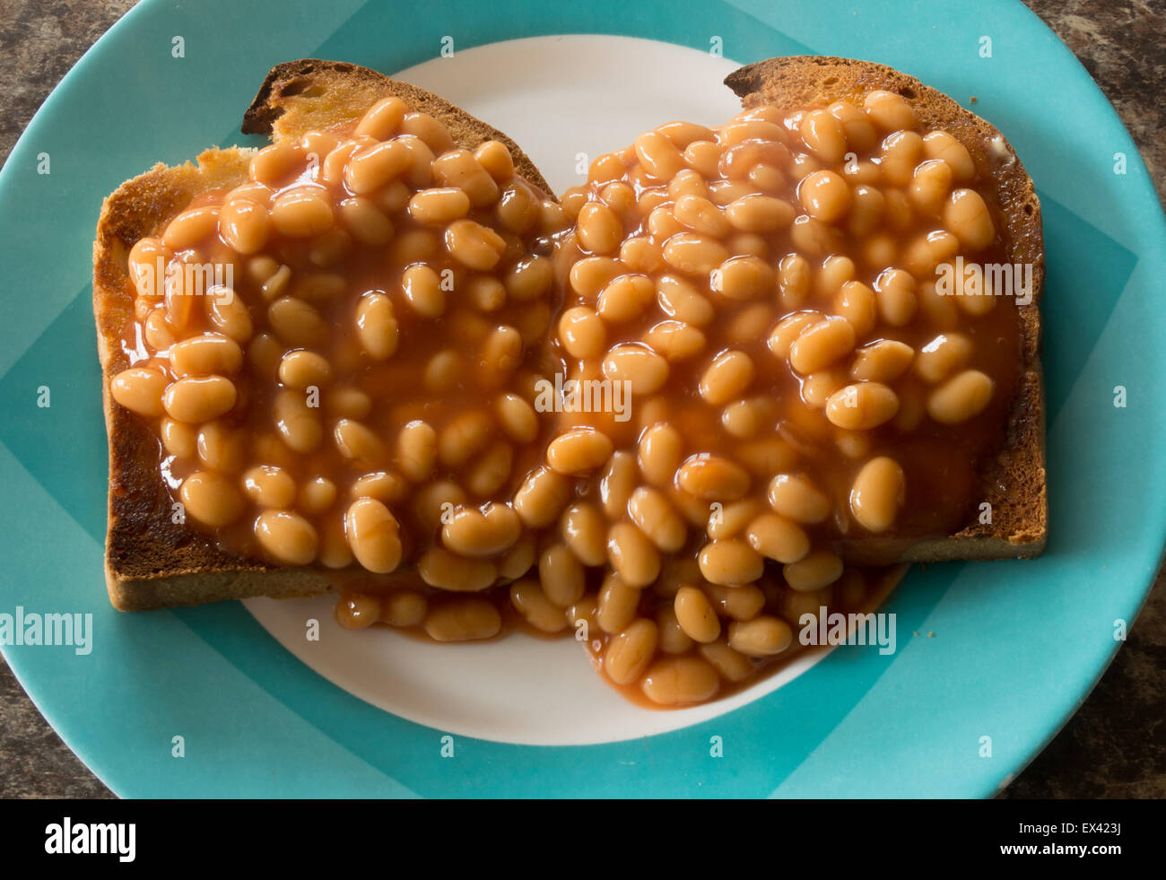 beans on toast Stock Photo - Alamy