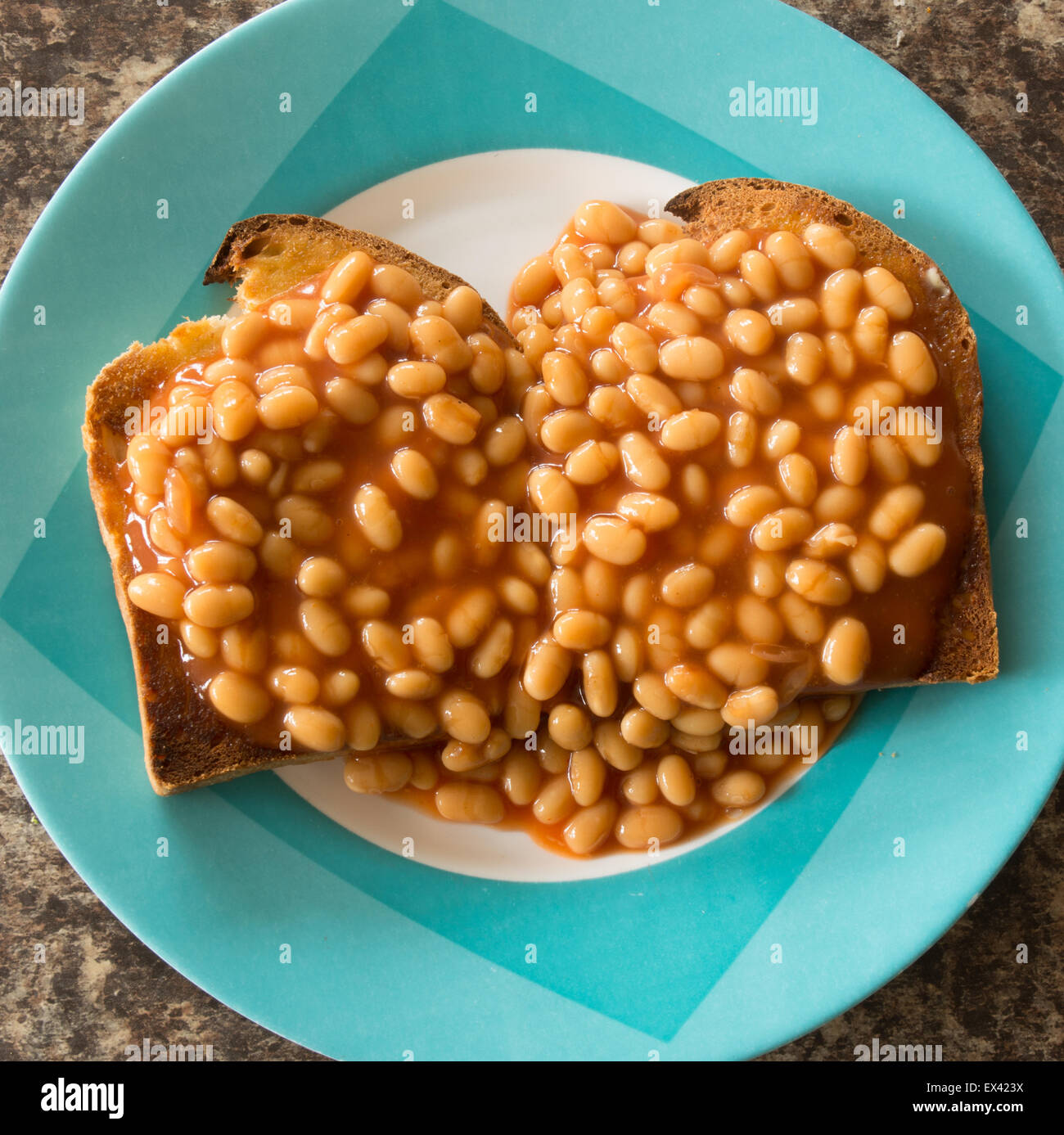 beans on toast Stock Photo - Alamy