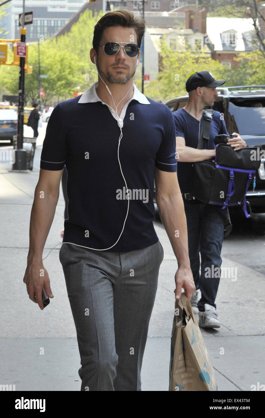 Matt Bomer out and about in New York Featuring: Matt Bomer Where: New ...