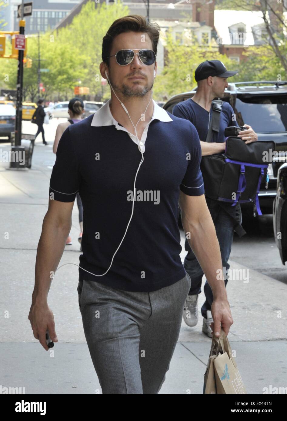 Matt Bomer out and about in New York Featuring: Matt Bomer Where: New ...