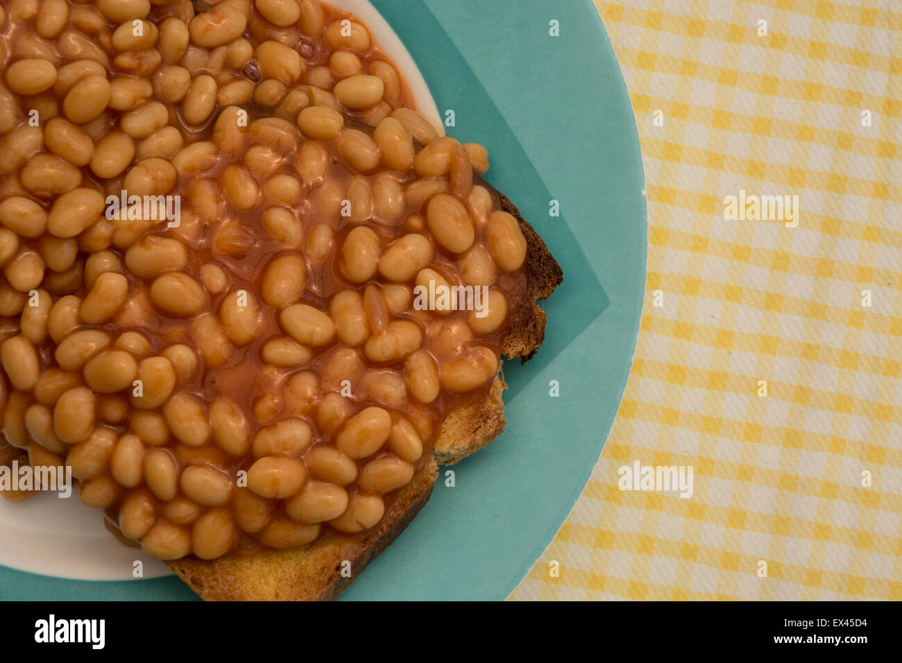 beans on toast Stock Photo - Alamy
