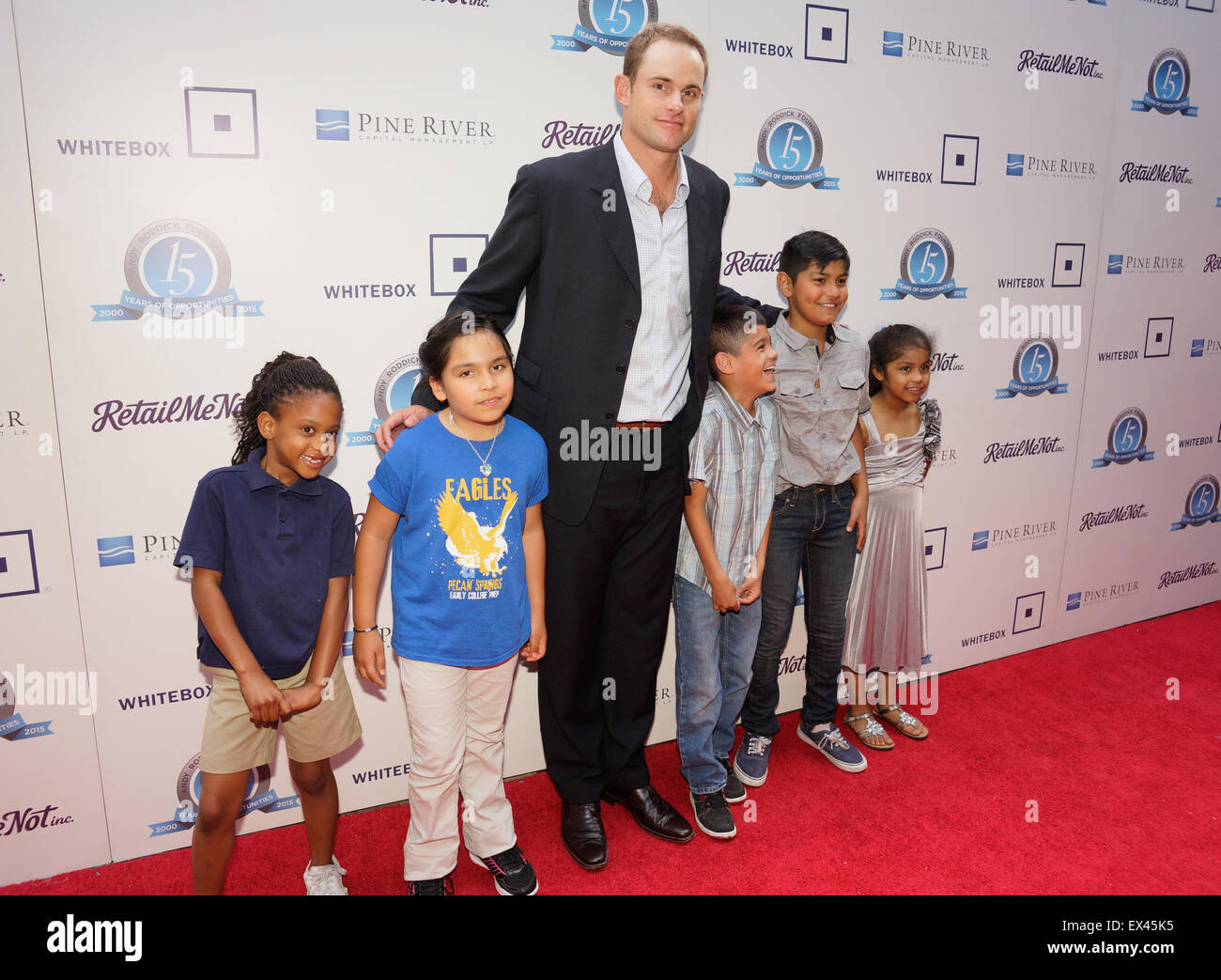 Andy Roddick Foundation Gala 2015 held at ACL Live in Austin Featuring ...