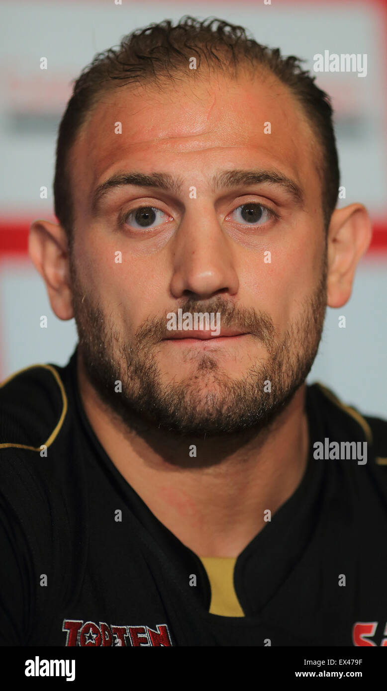 Magdeburg, Germany. 06th July, 2015. German heavyweight boxer Francesco ...
