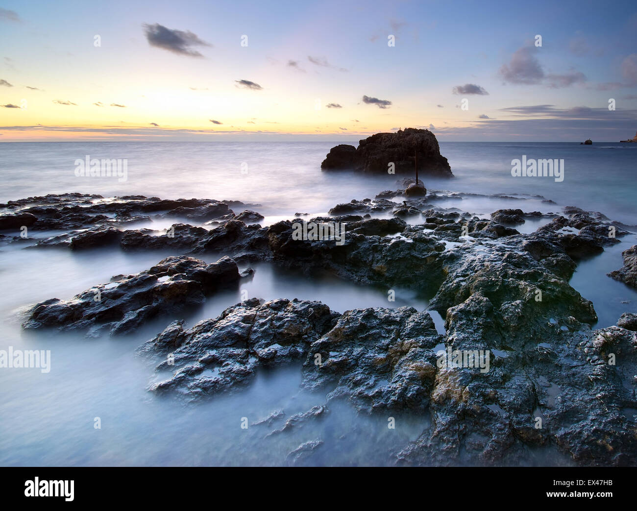 Beautiful seascape. Composition of nature Stock Photo - Alamy