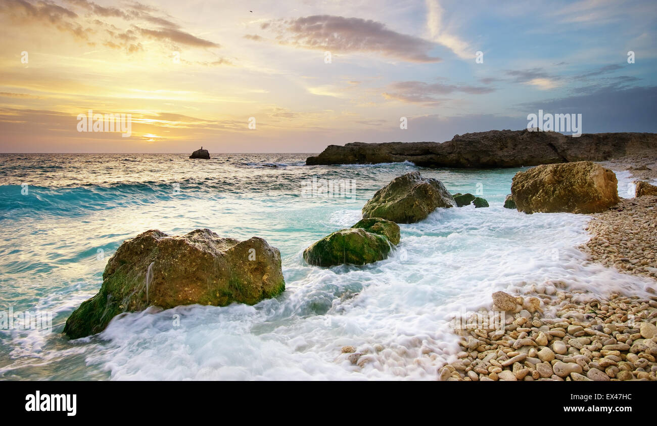 Beautiful seascape. Composition of nature Stock Photo - Alamy