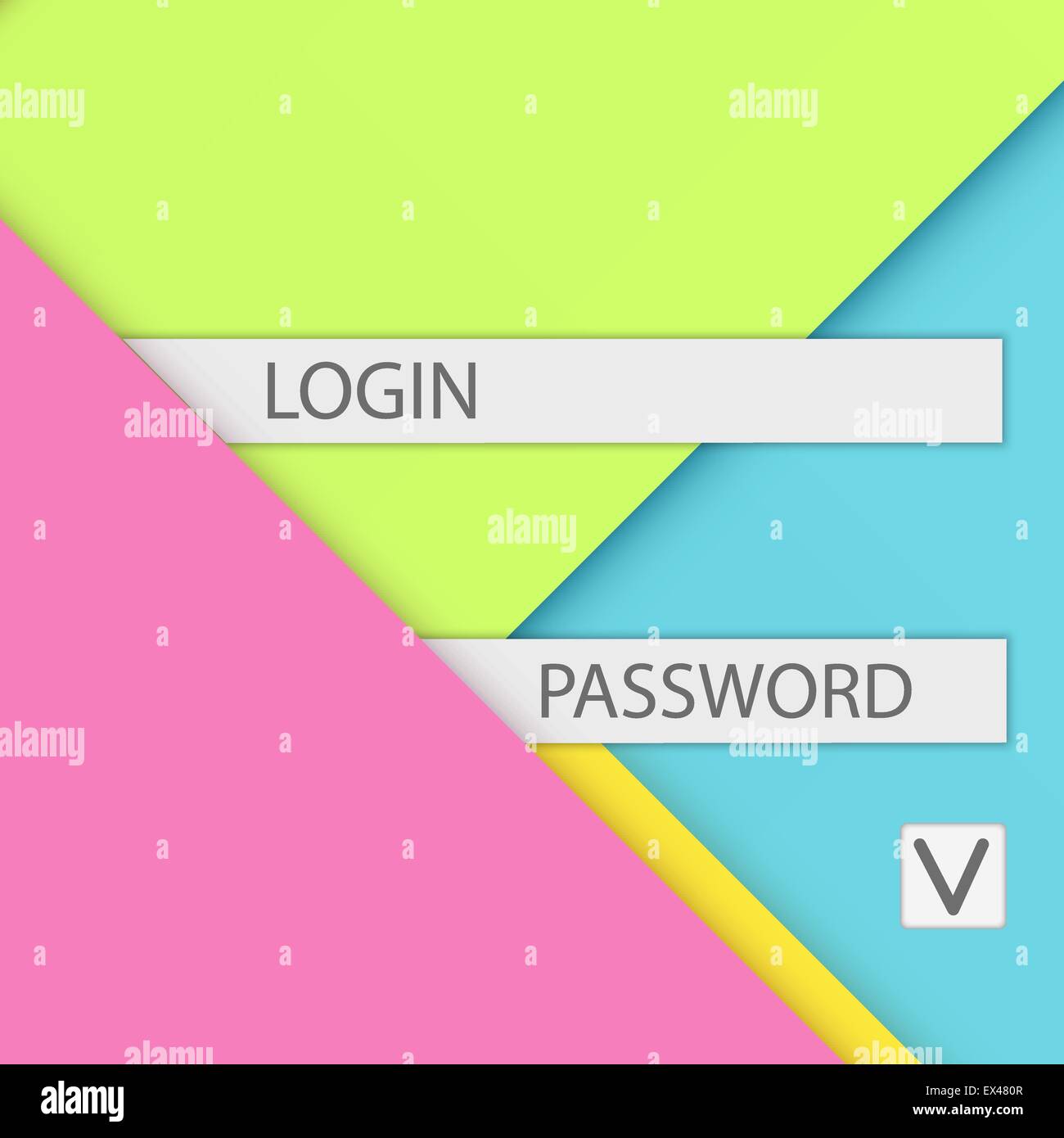 Background for access and login. Modern material design Stock Vector ...