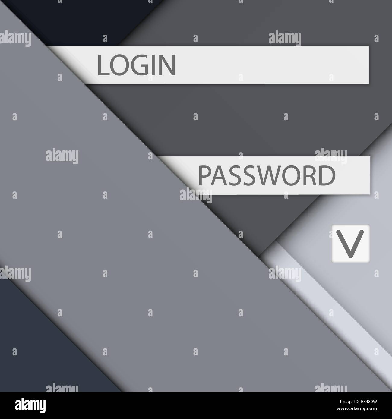 Background for access and login. Modern material design Stock Vector ...