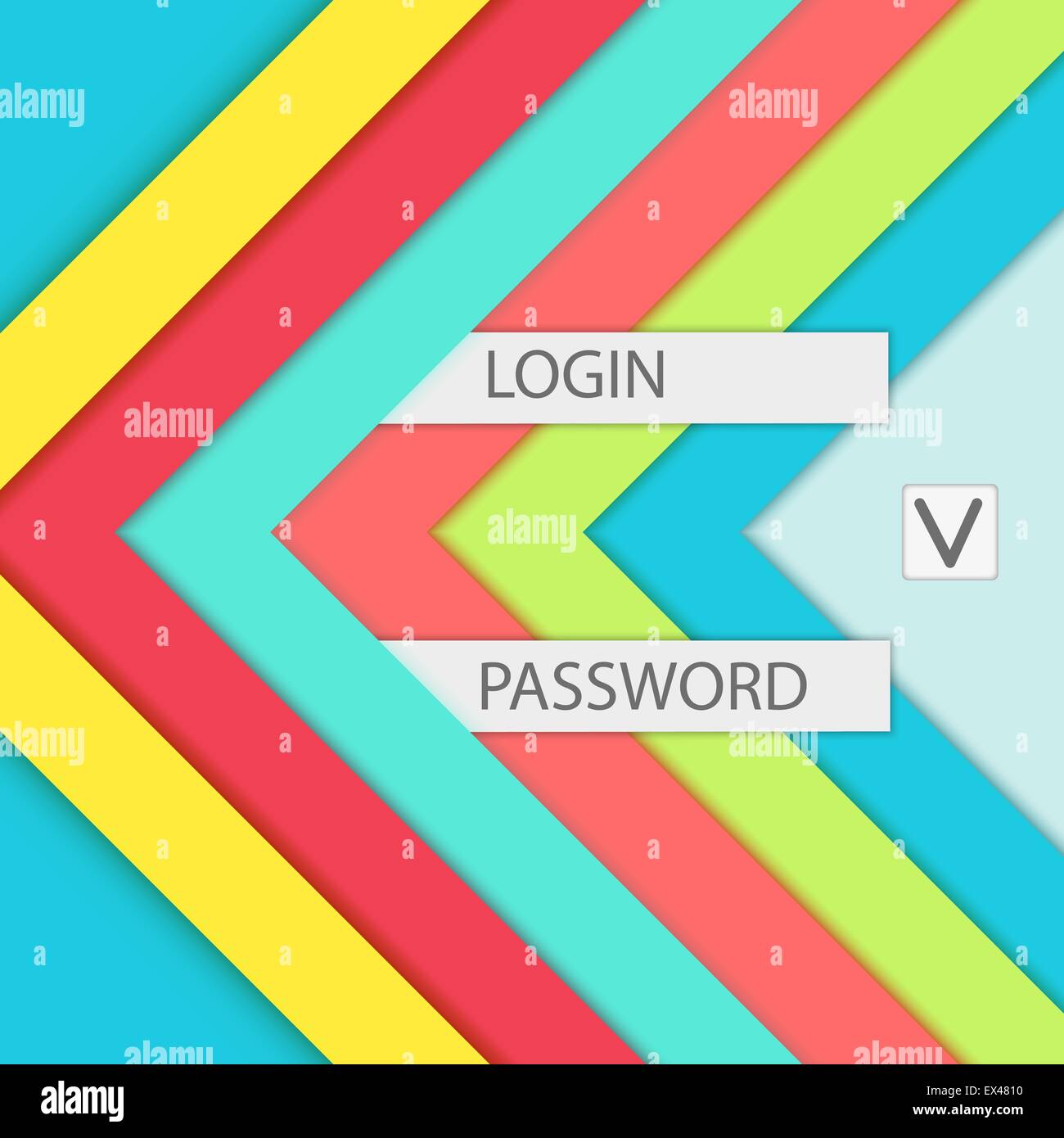 Background for access and login. Modern material design Stock Vector ...