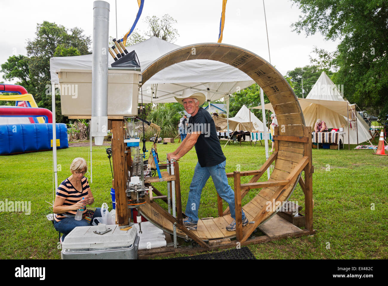 Pioneer Days Festival in the small North Florida town of High Springs ...