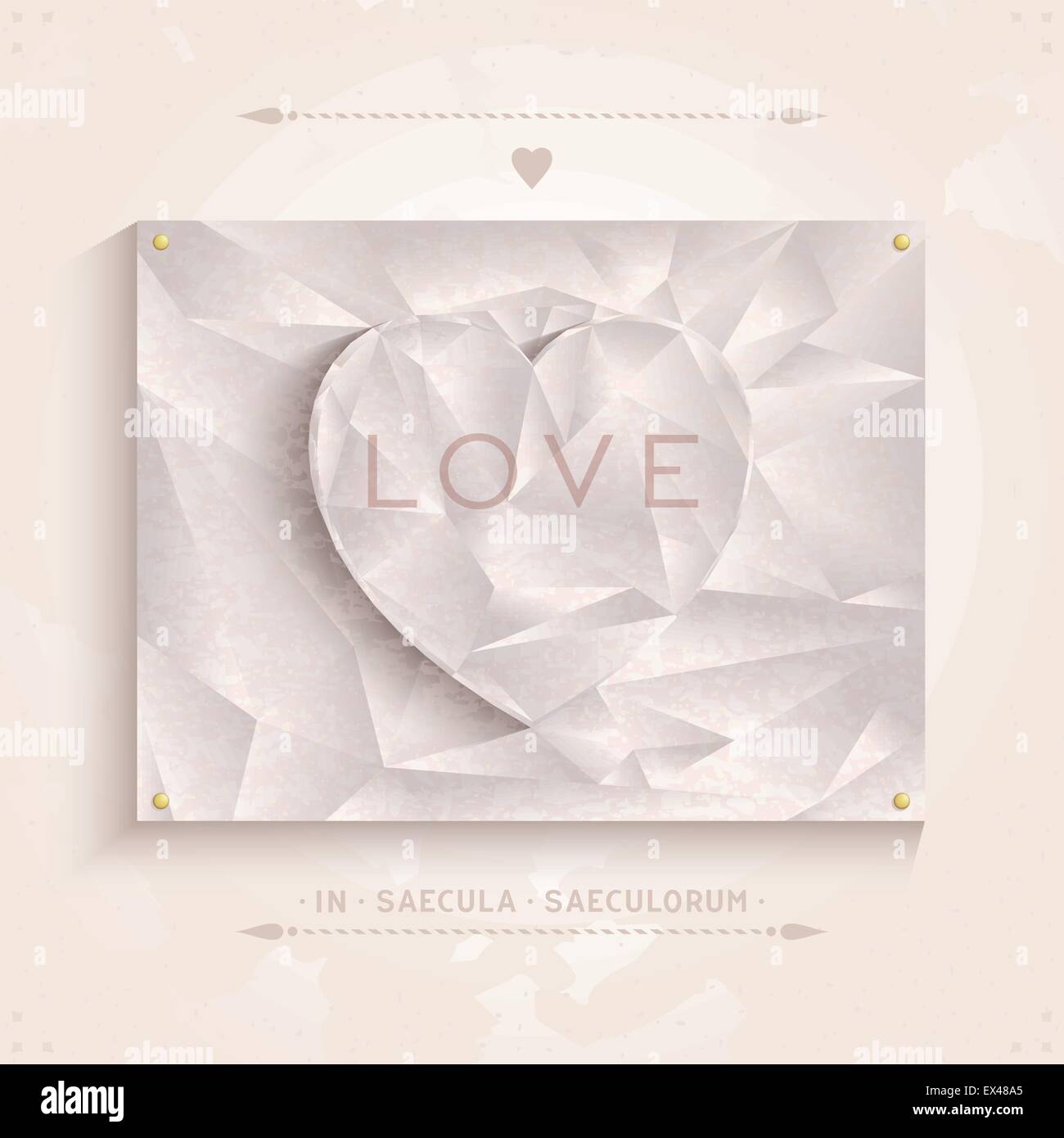 Marble heart sculpture Stock Vector Images - Alamy