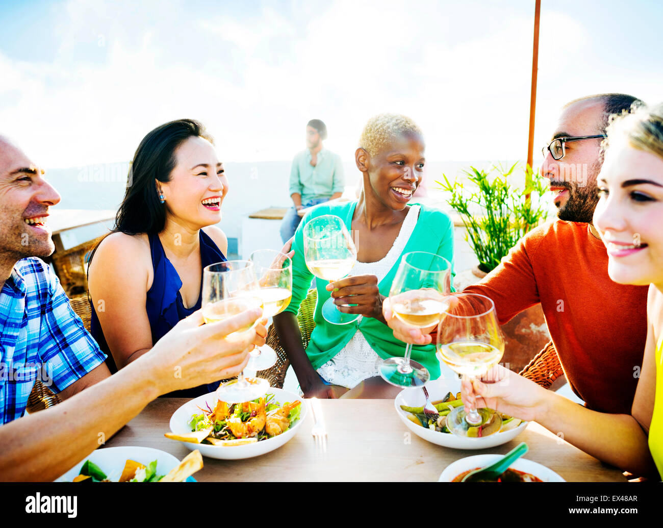 Friends Friendship Outdoor Chilling Togetherness Concept Stock Photo ...