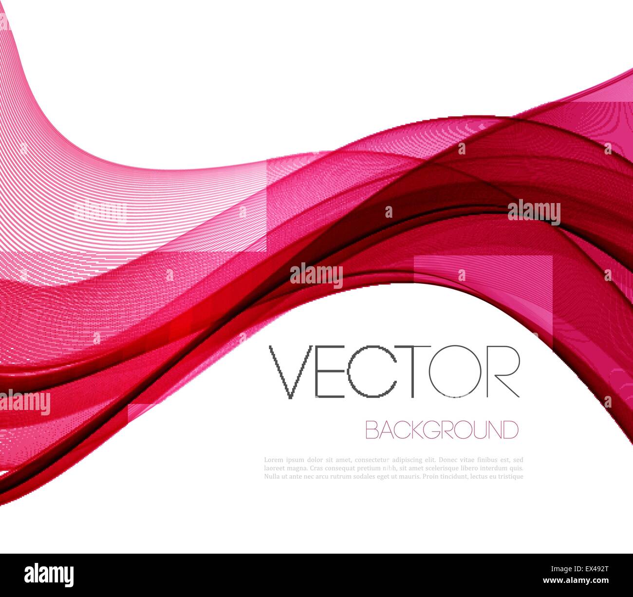 Smooth wave stream line abstract header layout. Vector illustration ...