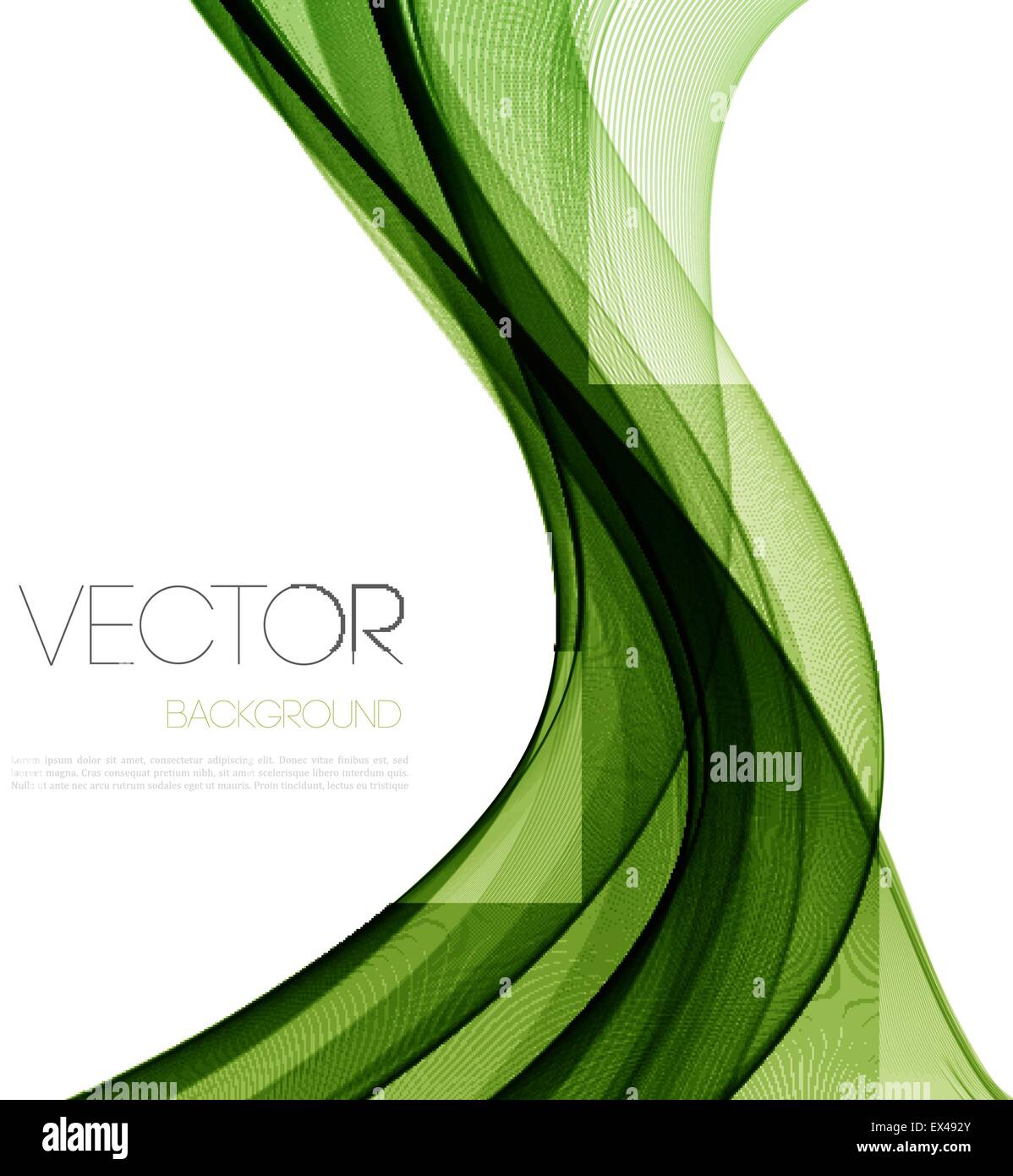 Smooth wave stream line abstract header layout. Vector illustration ...