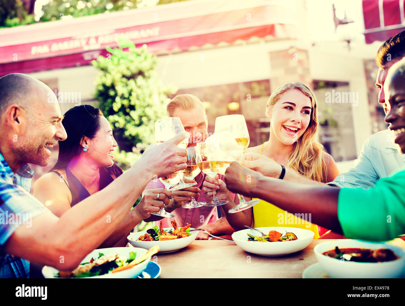 Women drinking alcohol lunch hi-res stock photography and images - Alamy