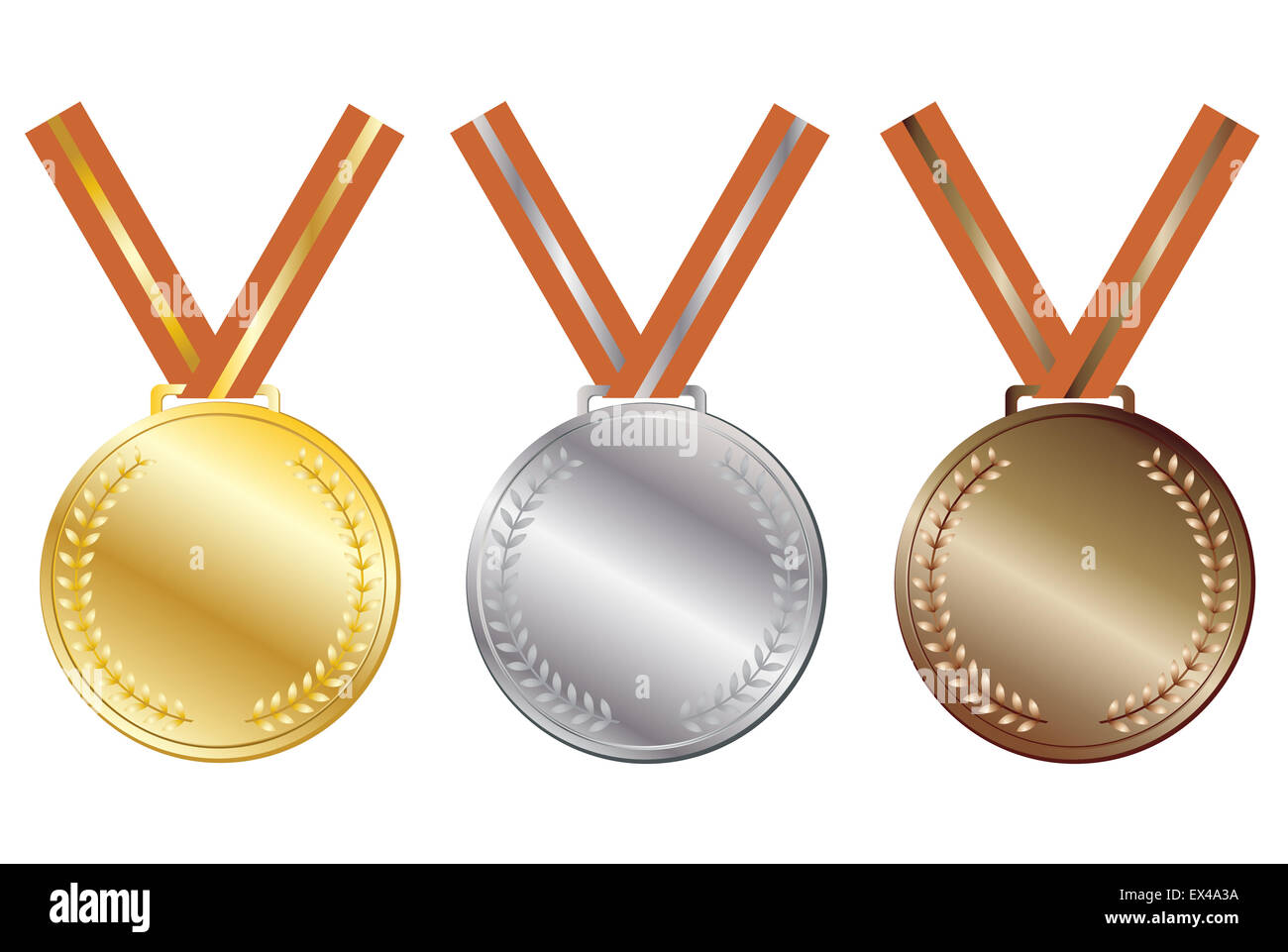 With her three medals hi-res stock photography and images - Alamy