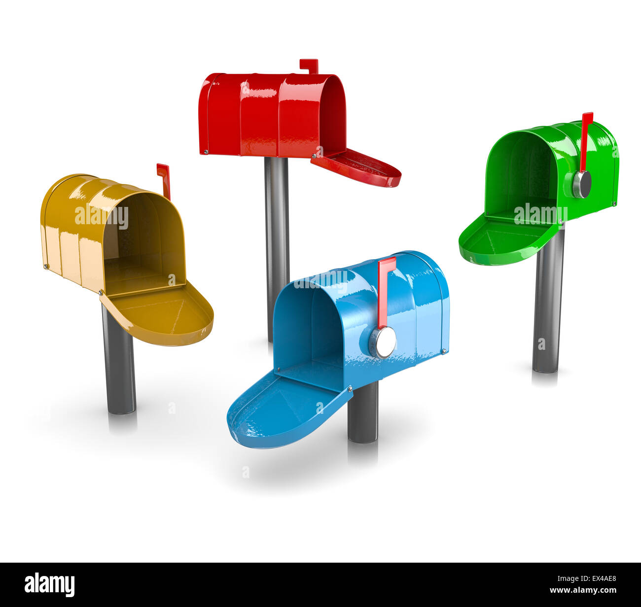 American letter boxes Cut Out Stock Images & Pictures - Alamy