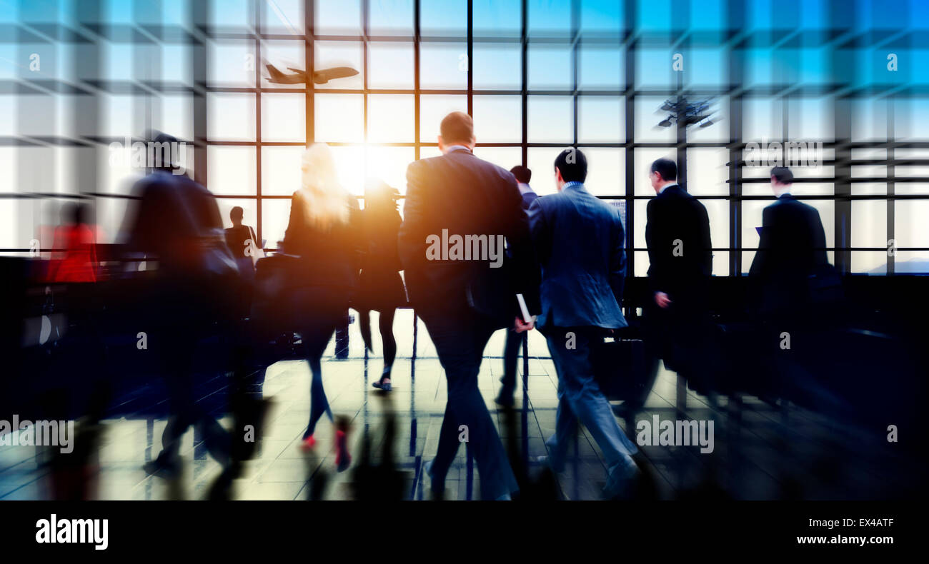 Airport Commuter Business Travel Tour Vacation Concept Stock Photo - Alamy