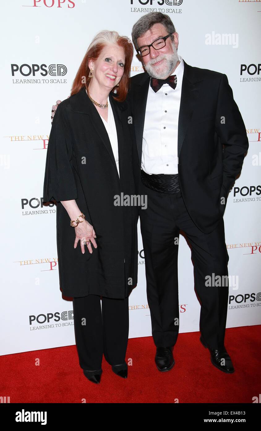 The New York Pops 32nd Birthday Dinner held at the Mandarin Oriental ...