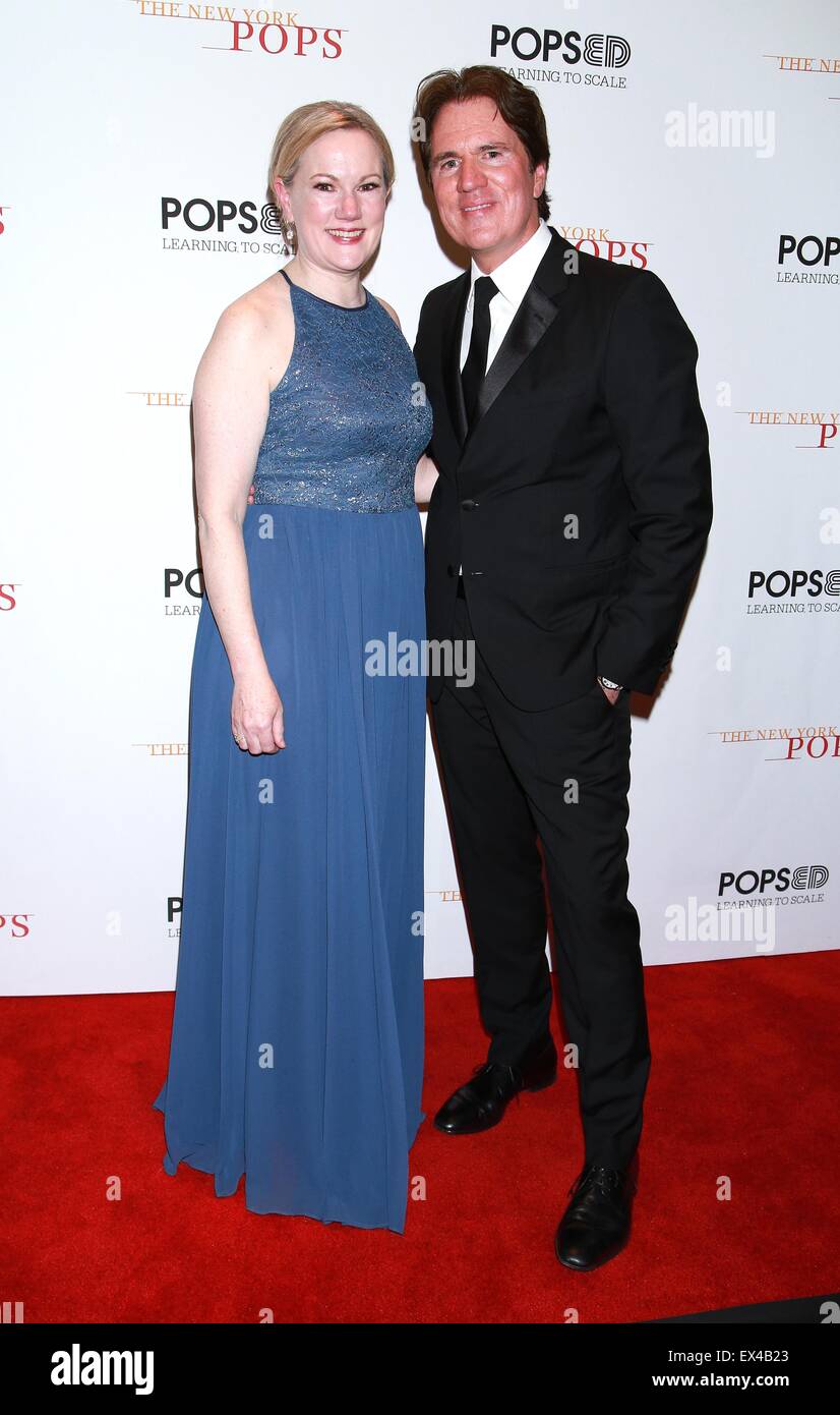 The New York Pops 32nd Birthday Dinner held at the Mandarin Oriental ...