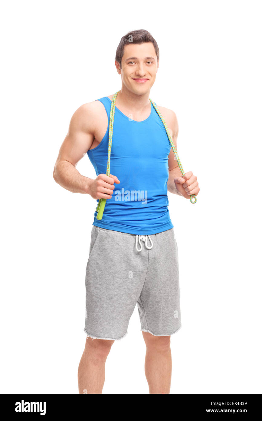 Vertical shot male athletic hi-res stock photography and images - Alamy